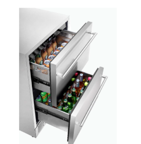 Savalo 800 Series 24″ Stainless Steel Under Counter Dual Drawer Outdoor ...